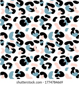 Animal Print Abstract Repeating Pattern Cheetah Stock Illustration ...