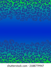Animal Print Seamless Pattern Gradient Background Stock Illustration ...