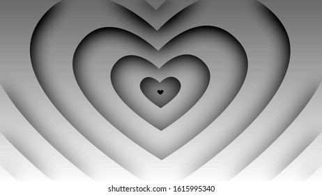Animated Heart Loop Background Ideal Footage Stock Illustration ...