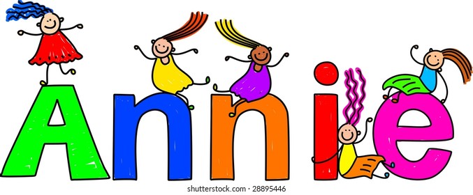 6 Annie name graphic Images, Stock Photos & Vectors | Shutterstock