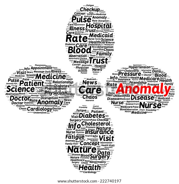 Anomaly Word Cloud Shape Concept Stock Illustration 222740197 ...
