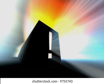 Answer Box 3d Abstract Concept Stock Illustration 9755743 | Shutterstock