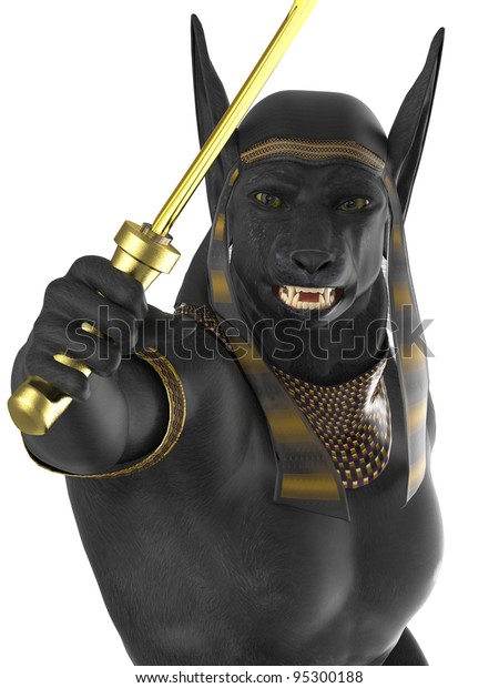 Anubis Sword Stock Illustration 95300188