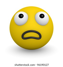 Anxious Face Stock Illustration 96190127