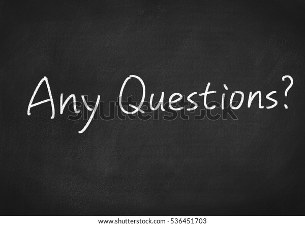 150 Any Questions Chalkboard Images, Stock Photos & Vectors | Shutterstock