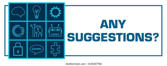 195 Any suggestion Images, Stock Photos & Vectors | Shutterstock