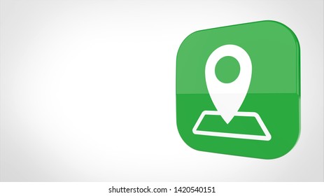 App Map Angled Right 3d Rendering Stock Illustration 1420540151 ...