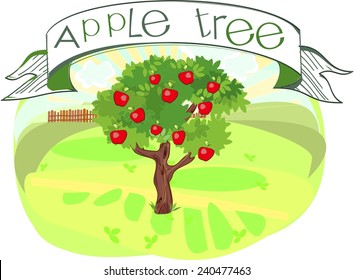 Apple Tree Title Stock Illustration 240477463 | Shutterstock