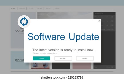 Application Upgrade Icon Concept Stock Illustration 520283716 ...