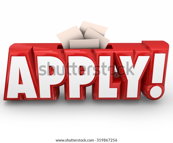 Apply Word Red 3d Letters Slot Stock Illustration 319867256 | Shutterstock