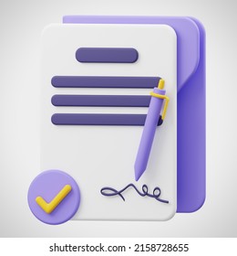 Approval Icon 3d Rendering On White Stock Illustration 2158728655 ...