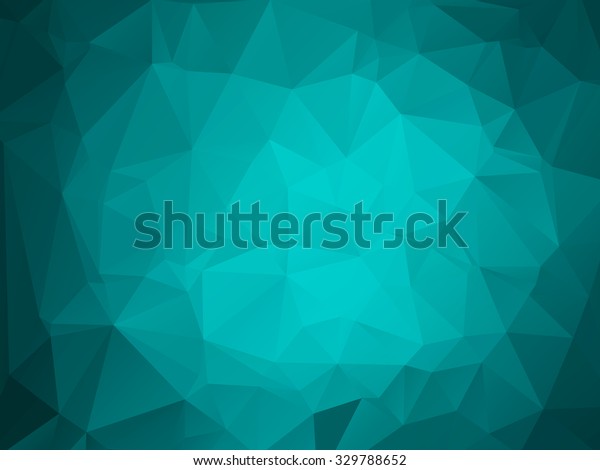 Aqua Blue Bright Rectangle Polygon Background Stock Illustration 329788652