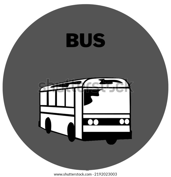 Arabic Learning Demonstration Black Background Bus Stock Illustration ...