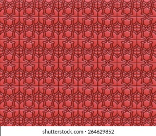 Arabic Pattern Background Maroon Color Stock Illustration 264629852