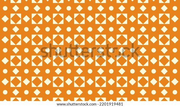 Arabic Pattern Background Square Circle Shapes Stock Illustration ...