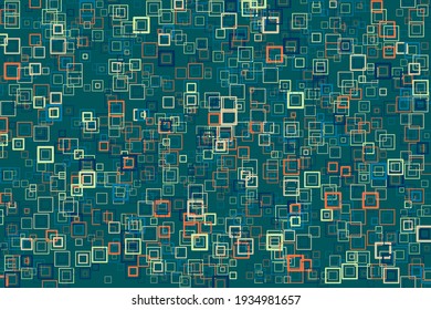 Arbitrary Blank Squares Random Order Consisting Stock Illustration ...