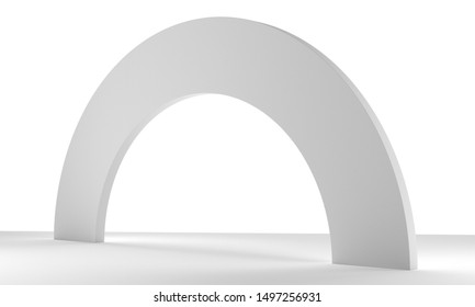 Arc Element Isolated On White Background Stock Illustration 1497256931 ...