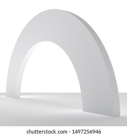 Arc Element Isolated On White Background Stock Illustration 1497256946 ...