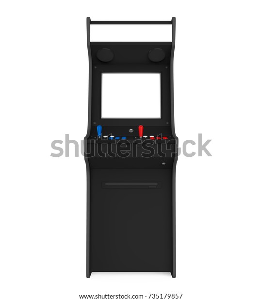 Arcade Game Machine Isolated 3d Rendering Stock Illustration 735179857
