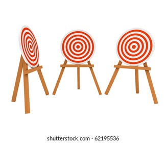 Archery Range Target Different View Angle Stock Illustration 62195536 ...