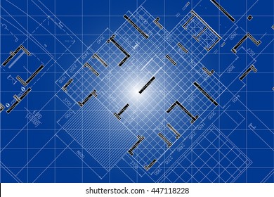 Architectural Background Architectural Plan Construction Drawing Stock ...