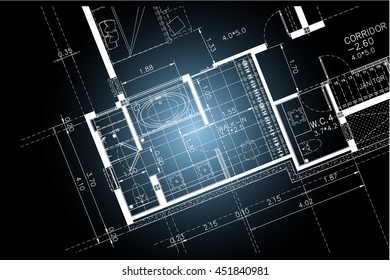 Architectural Background Architectural Plan Construction Drawing Stock ...