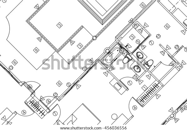Architectural Background Architectural Plan Construction Drawing ...