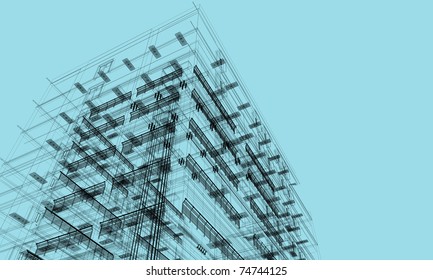 Architectural Linear Perspective Stock Illustration 74744125 | Shutterstock