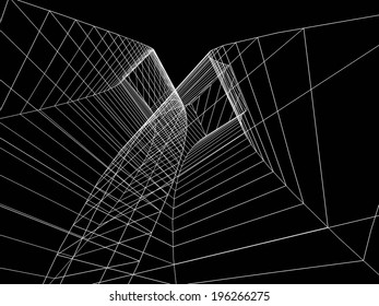 Modern Glass Roof Filigree Grid Clouds Stock Photo 1800250024 ...