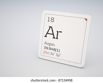 Argon Element Periodic Table Stock Illustration 87134908 | Shutterstock