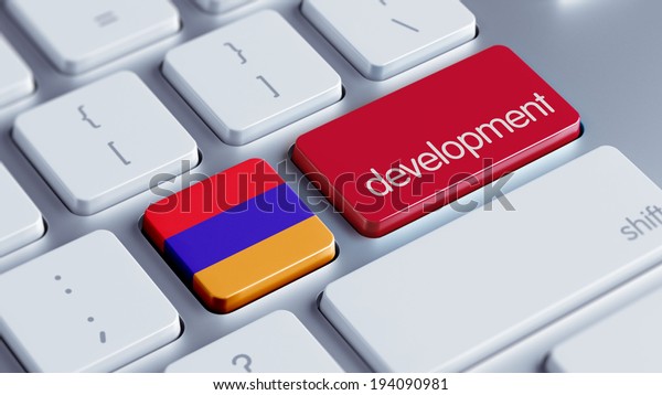 Armenia High Resolution Development Concept Stock Illustration ...