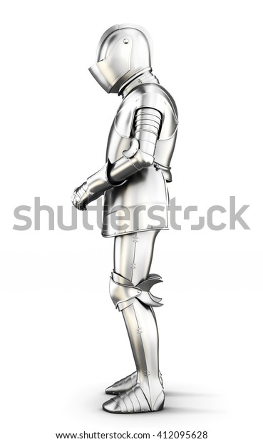 Armor Side View Isolated On White Stock Illustration 412095628 ...