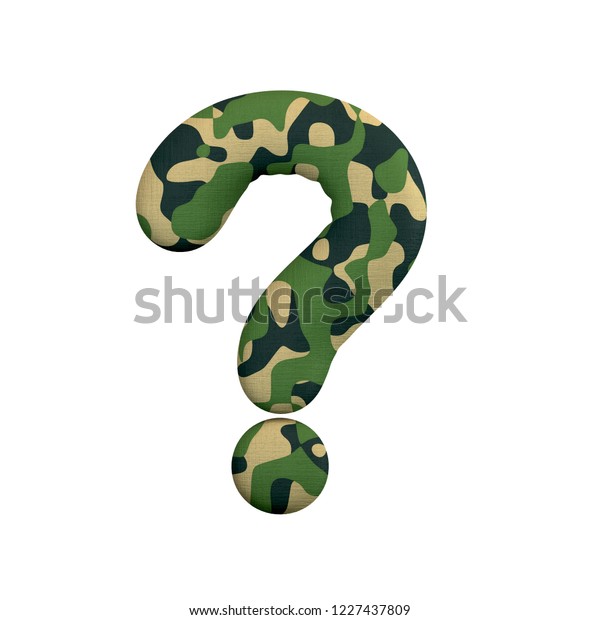 Army Interrogation Point 3d Camo Symbol Stock Illustration 1227437809 ...