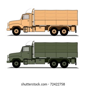 Army Trucks Set Vector 스톡 일러스트 72422758 | Shutterstock