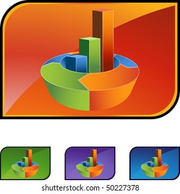 Arrow Bar Chart Stock Vector (Royalty Free) 50224135