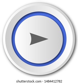 Arrow Circle Icon Button Isolated On Stock Illustration 1484412782 ...