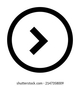 Arrow Next Circle Icon Arrow Circle Stock Illustration 2147358009 ...