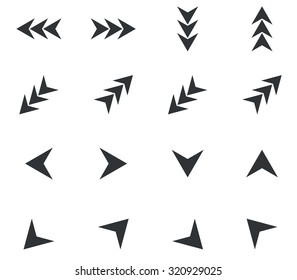 Arrow Set Stock Illustration 320929025 | Shutterstock