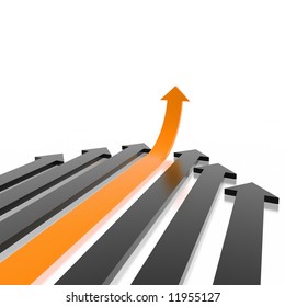9,832 Orange growth arrow Images, Stock Photos & Vectors | Shutterstock