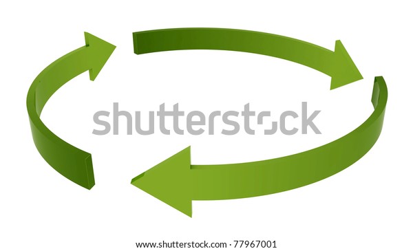 Arrows Moving Circle Stock Illustration 77967001 | Shutterstock