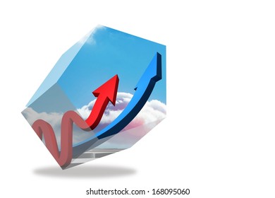 Arrows On Abstract Screen Stock Illustration 168095060 | Shutterstock