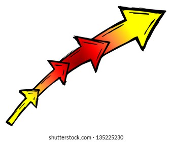 Arrows Teamwork Stock Illustration 135225230 | Shutterstock