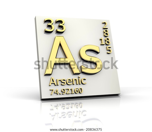 Arsenic Form Periodic Table Elements Stock Illustration 20836375