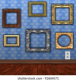 Art Gallery Background Stock Illustration 92604571 | Shutterstock
