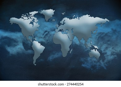 Sea Level Rise World Map Completely 스톡 일러스트 1623596077 | Shutterstock