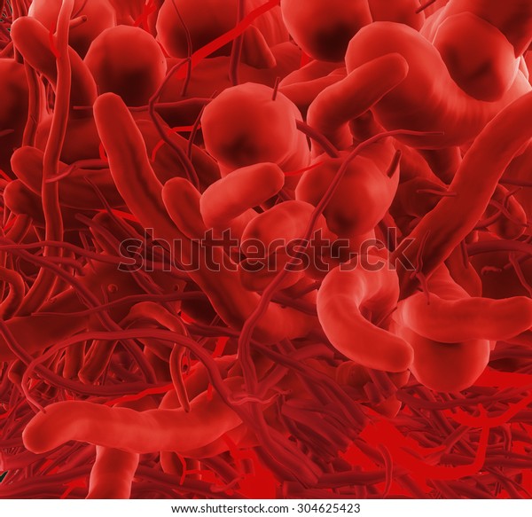 Artery Cells Under Microscope Stock Illustration 304625423 | Shutterstock