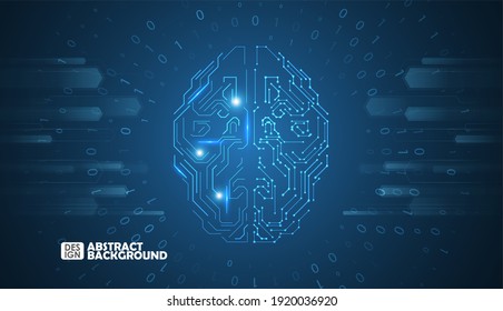 Artificial Intelligence Illustration Artificial Intelligence Machine Stock Illustration 1920036920