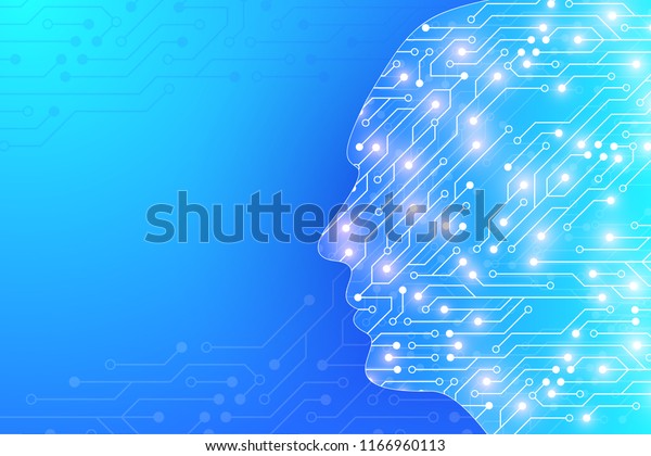 Artificial Intelligence Machine Learning Illustration Concept Stock ...