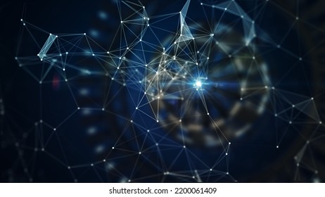 Artificial Intelligence Technology Background 3d Illustration Stock ...