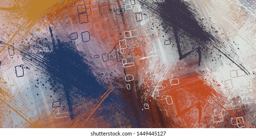 Artistic Sketch Draw Backdrop Material Abstract Stock Illustration ...